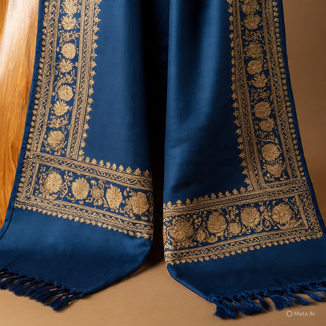 Border Embroidered Stoles – Handmade Pakistan