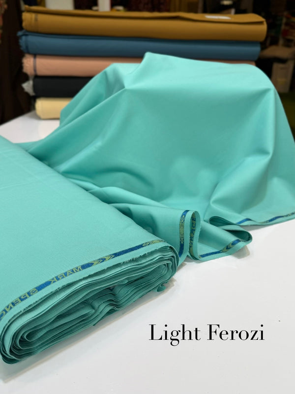 Gents Soft Finish Wash n Wear Suit Mid Season | Light Ferozi – Handmade ...